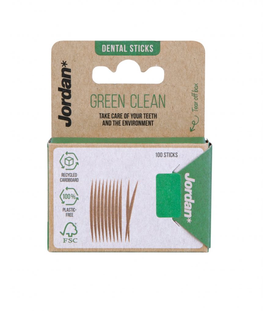 Jordan Green Clean Toothpicks (100 stk.) - A.Vogel