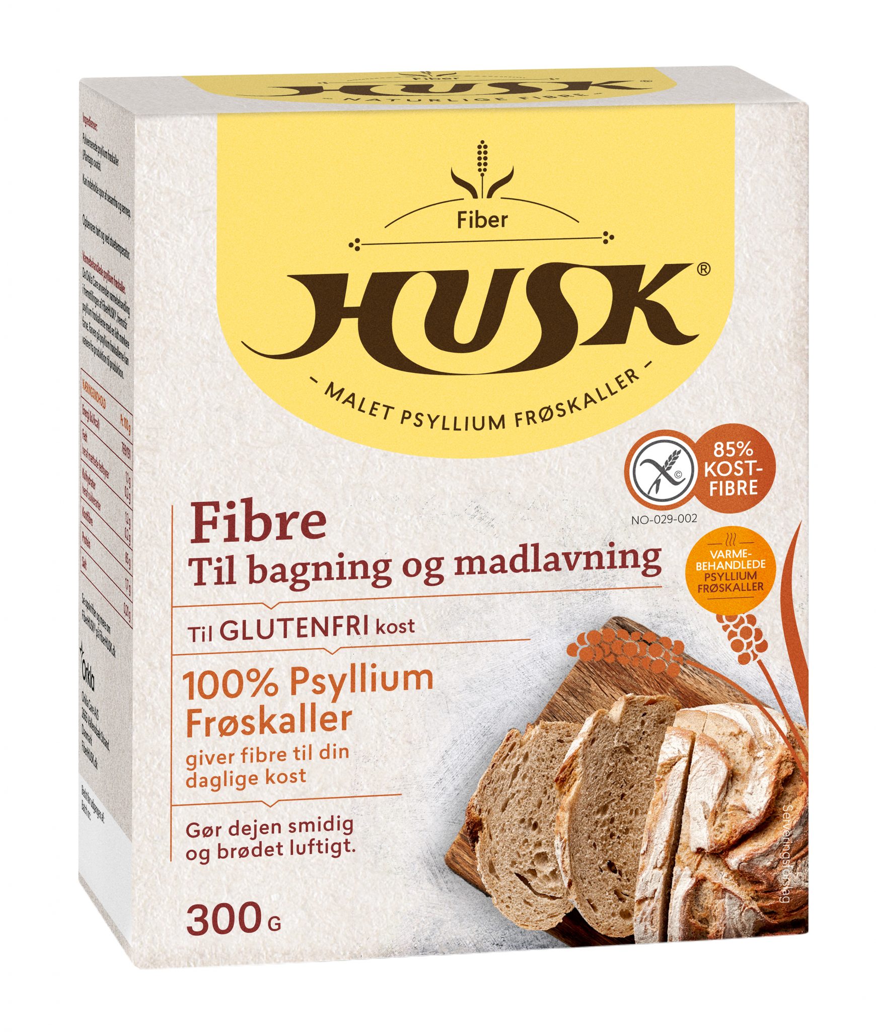 FiberHUSK | pulveriserede psyllium frøskaller | Bioforce